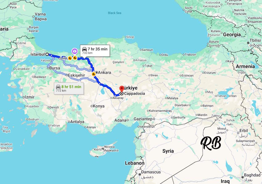 Traveling from Cappadocia to Istanbul by Road - Top 3 Routes